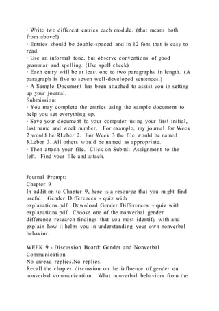 HM540Unit1 JOURNALReflectionAfter you have completed all o | DOCX