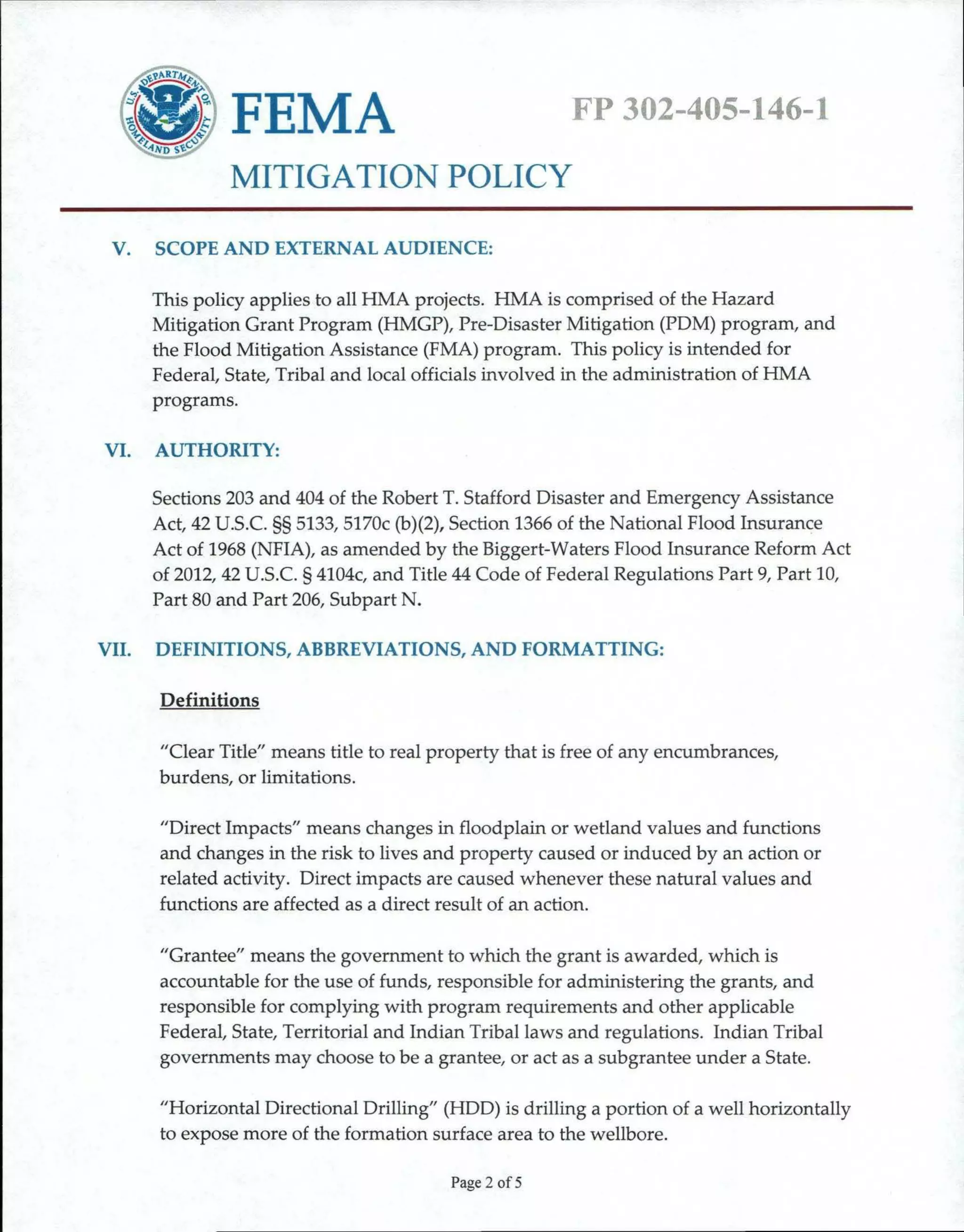 FEMA Policy Barring FEMA Money to Buy Out Flooded Properties with Shale ...
