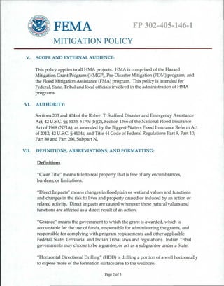 FEMA Policy Barring FEMA Money to Buy Out Flooded Properties with Shale ...