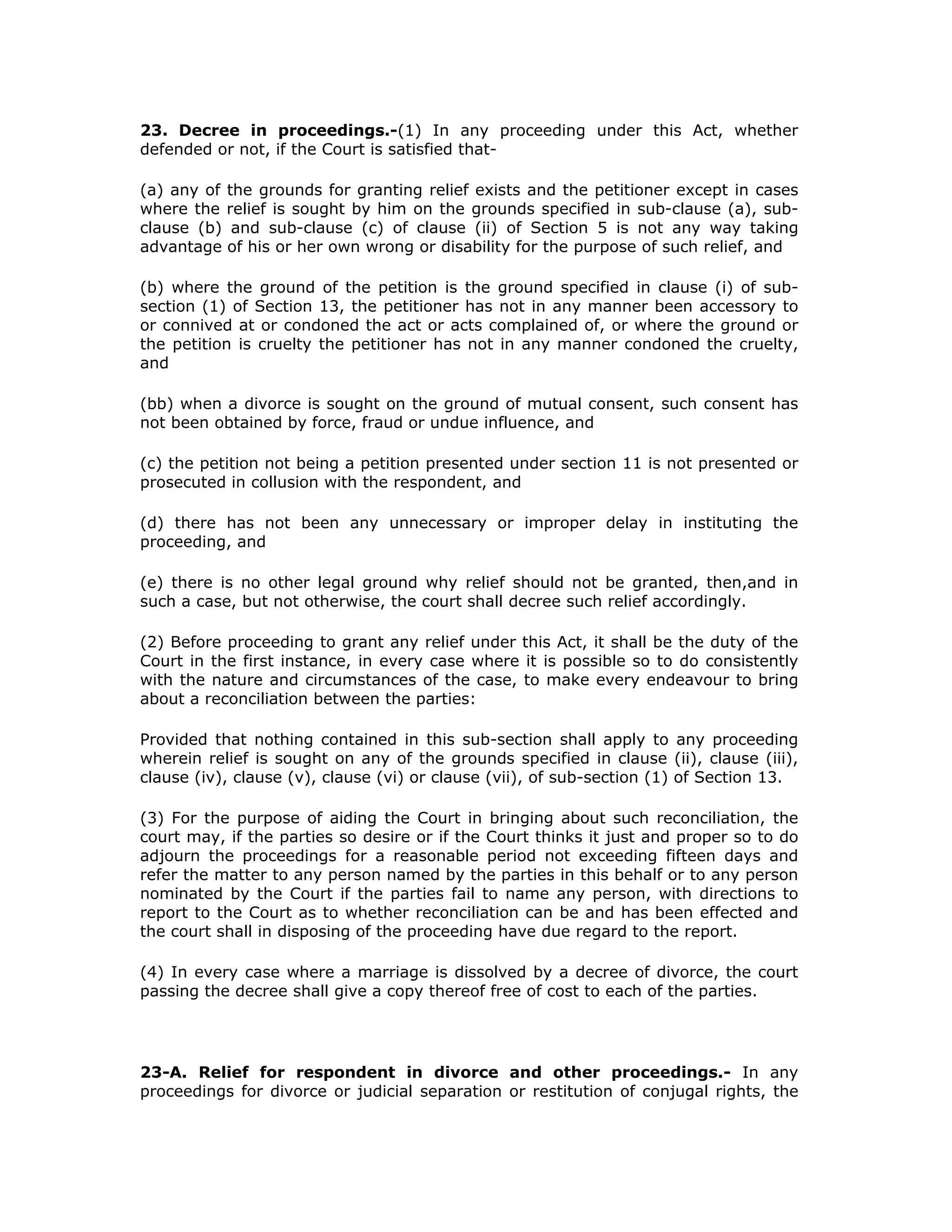 Hindu Marriage Act, 1955 | PDF