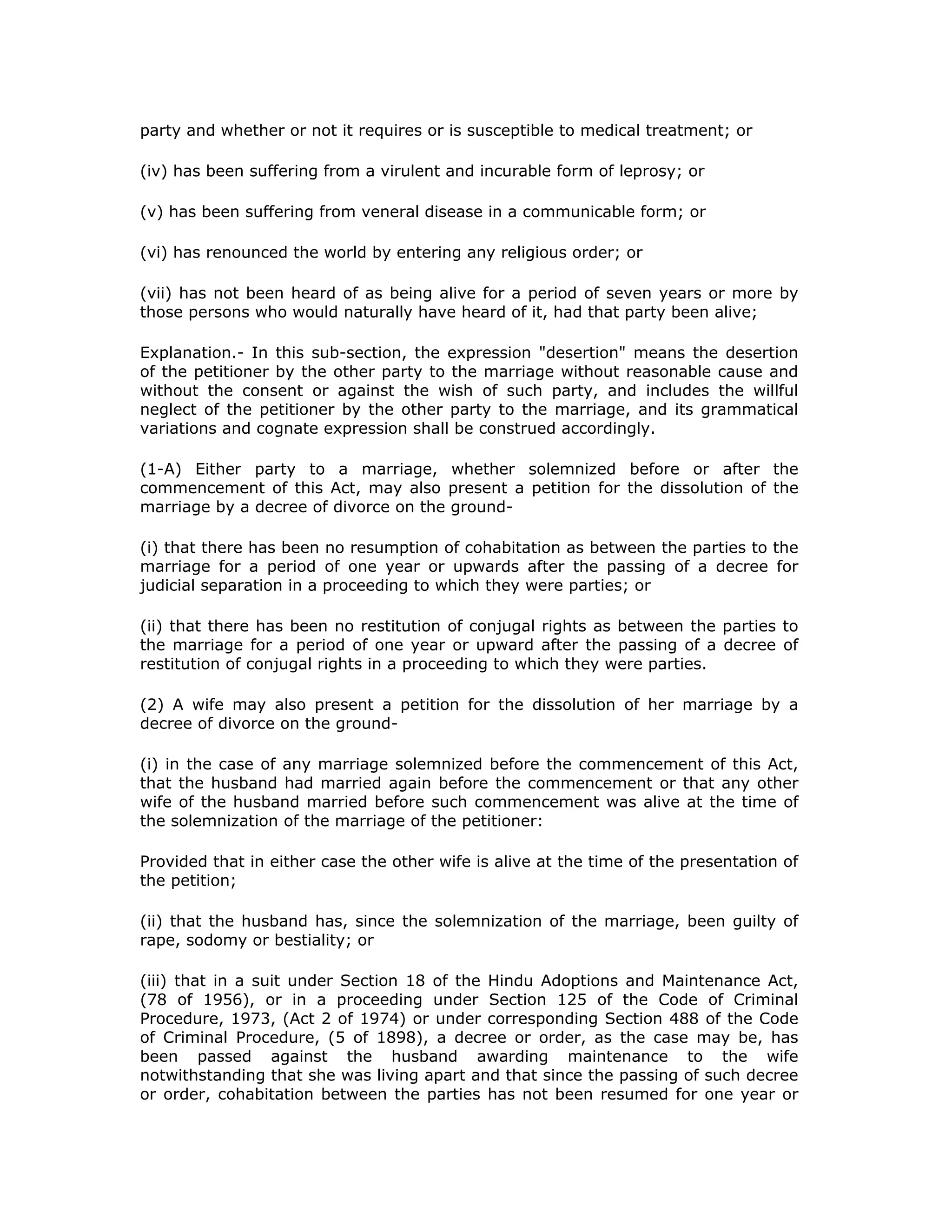 Hindu Marriage Act, 1955 | PDF
