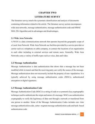 HMAC SHA 256- PROPOSED AUTHENTICATION ALGORITHM-PRINCE DUAH MENSAH ...