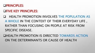 HEALTH PROMOTION AND PRIMARY HEALTH CARE | PPTX