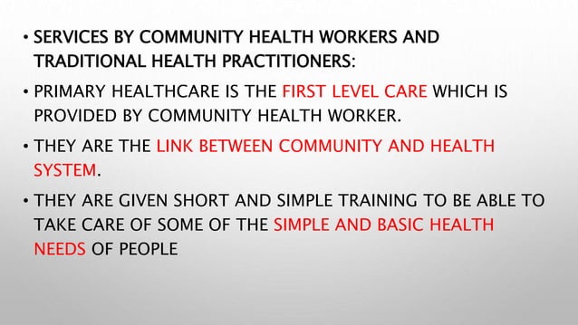 HEALTH PROMOTION AND PRIMARY HEALTH CARE | PPTX