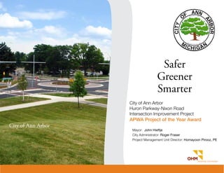 APWA Award Winning Roundabout in Ann Arbor | PDF
