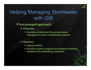Green Stormwater: LID with GIS | PDF
