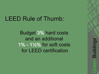 Green Buildings - A Primer on Green Building and LEED | PPT