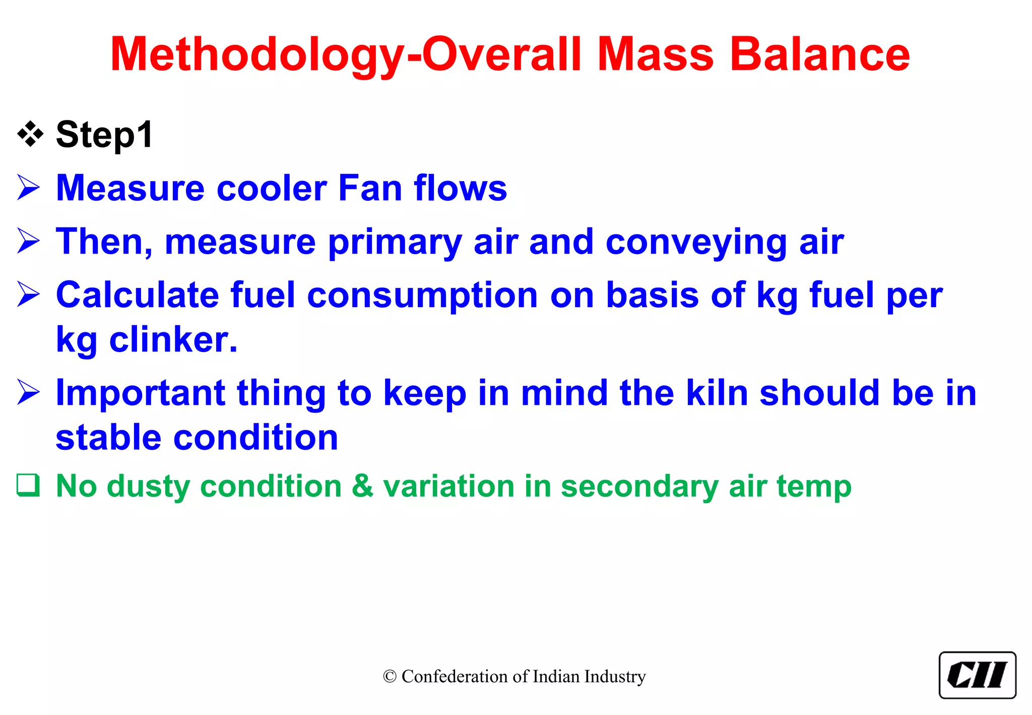 Heat & Mass Balance in Cement Plant | PDF