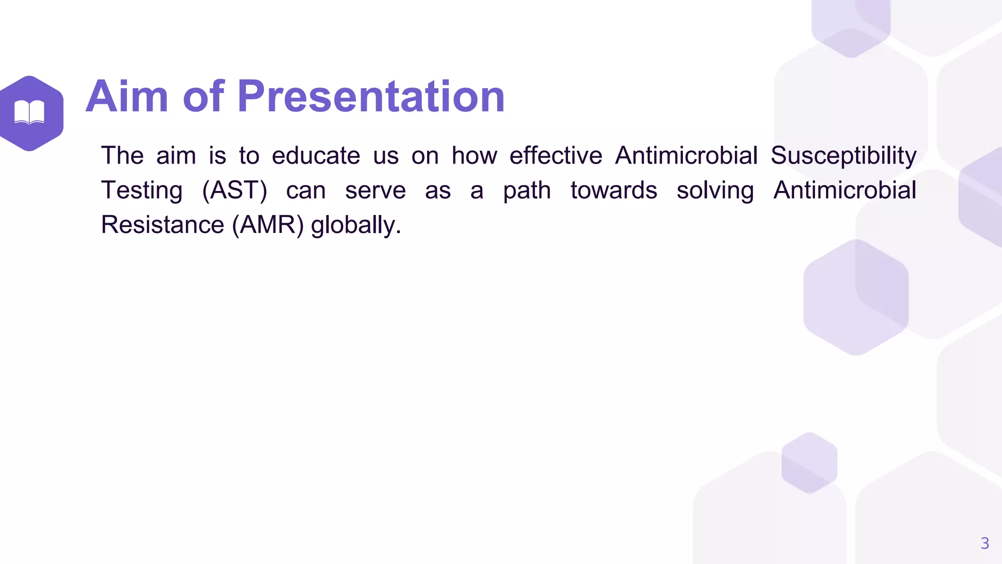 Effective Antimicrobial Susceptibility Testing; A path to solving AMR ...