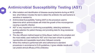 Effective Antimicrobial Susceptibility Testing; A path to solving AMR ...