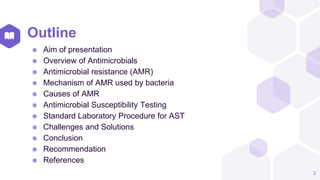 Effective Antimicrobial Susceptibility Testing; A path to solving AMR ...
