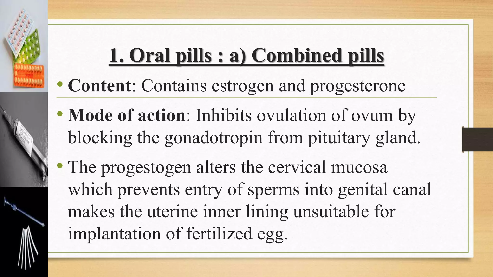 Hormonal method of contraception | PPTX