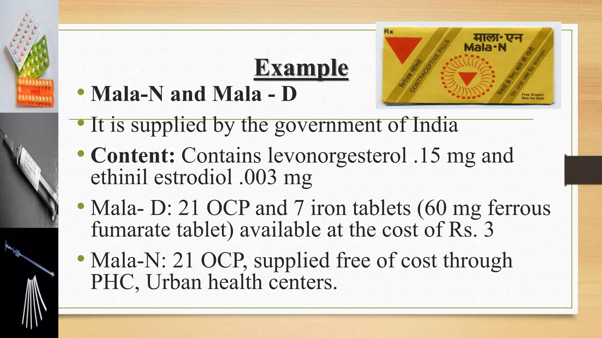 Hormonal method of contraception | PPTX
