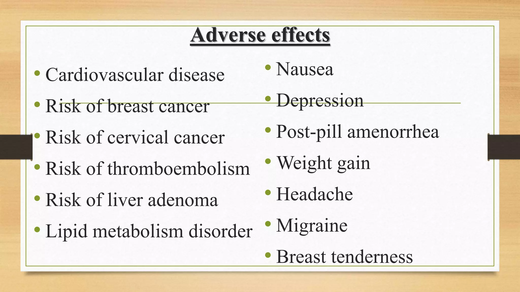 Hormonal method of contraception | PPTX