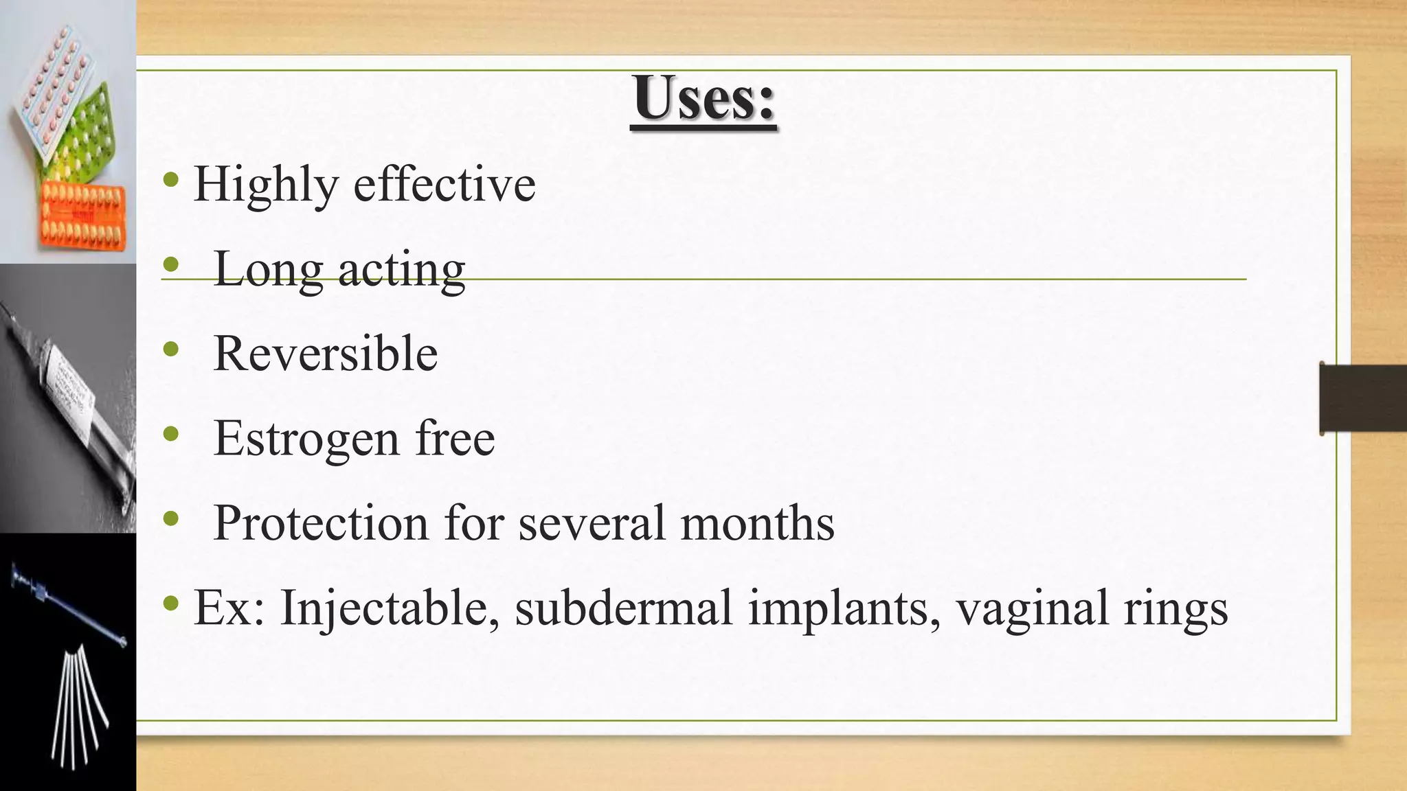 Hormonal method of contraception | PPTX