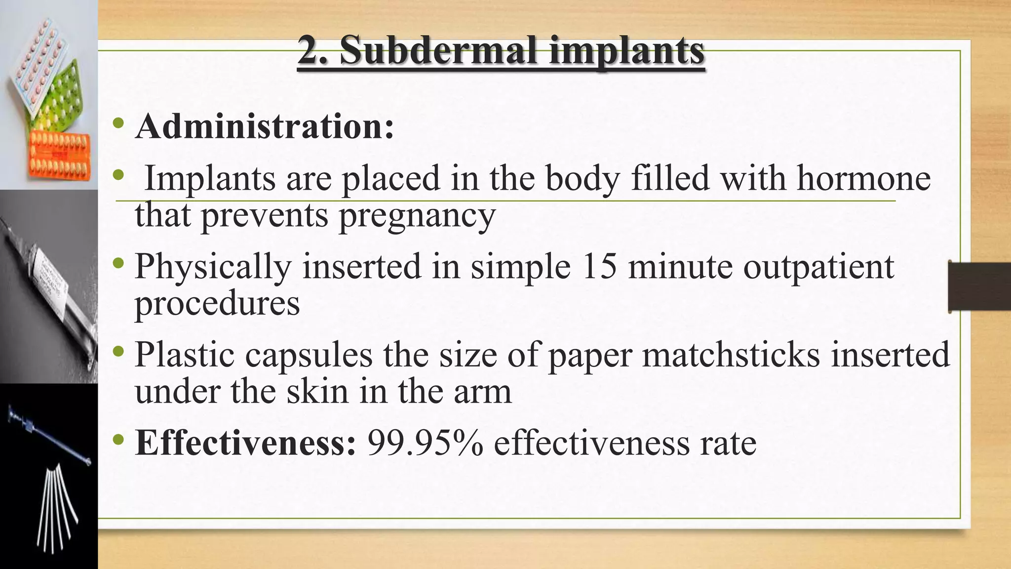 Hormonal method of contraception | PPTX