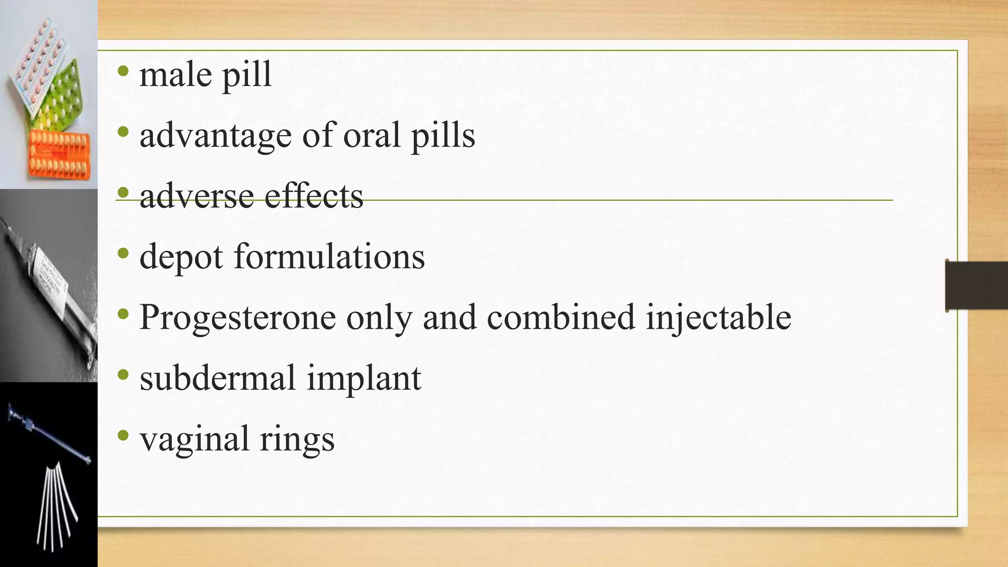 Hormonal method of contraception | PPTX