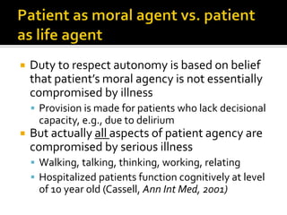Is respecting patient autonomy enough or must we promote patient ...