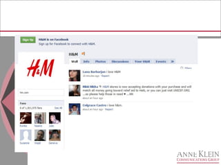 H&M Case Study Anne Klein Group | PDF