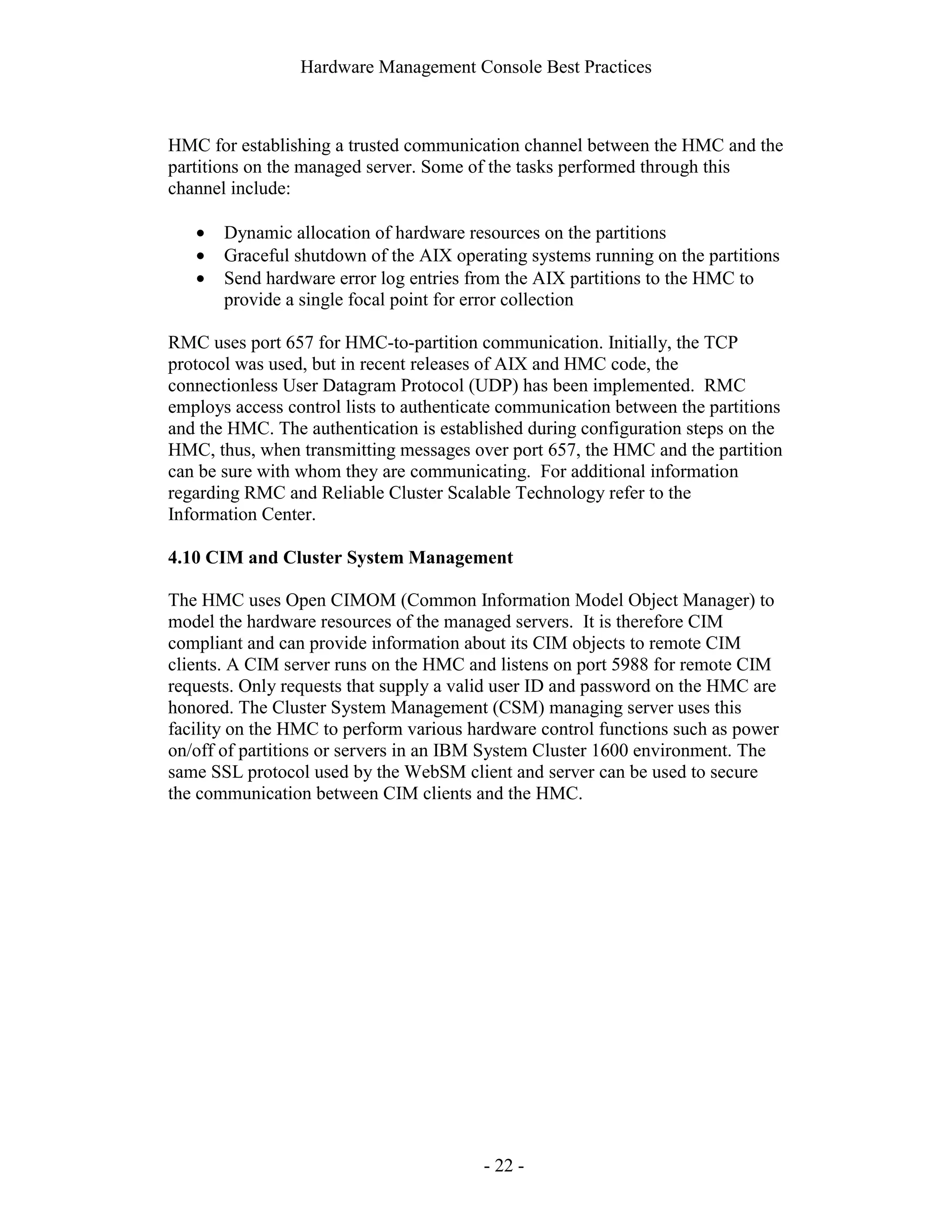 Hmc best practices | PDF