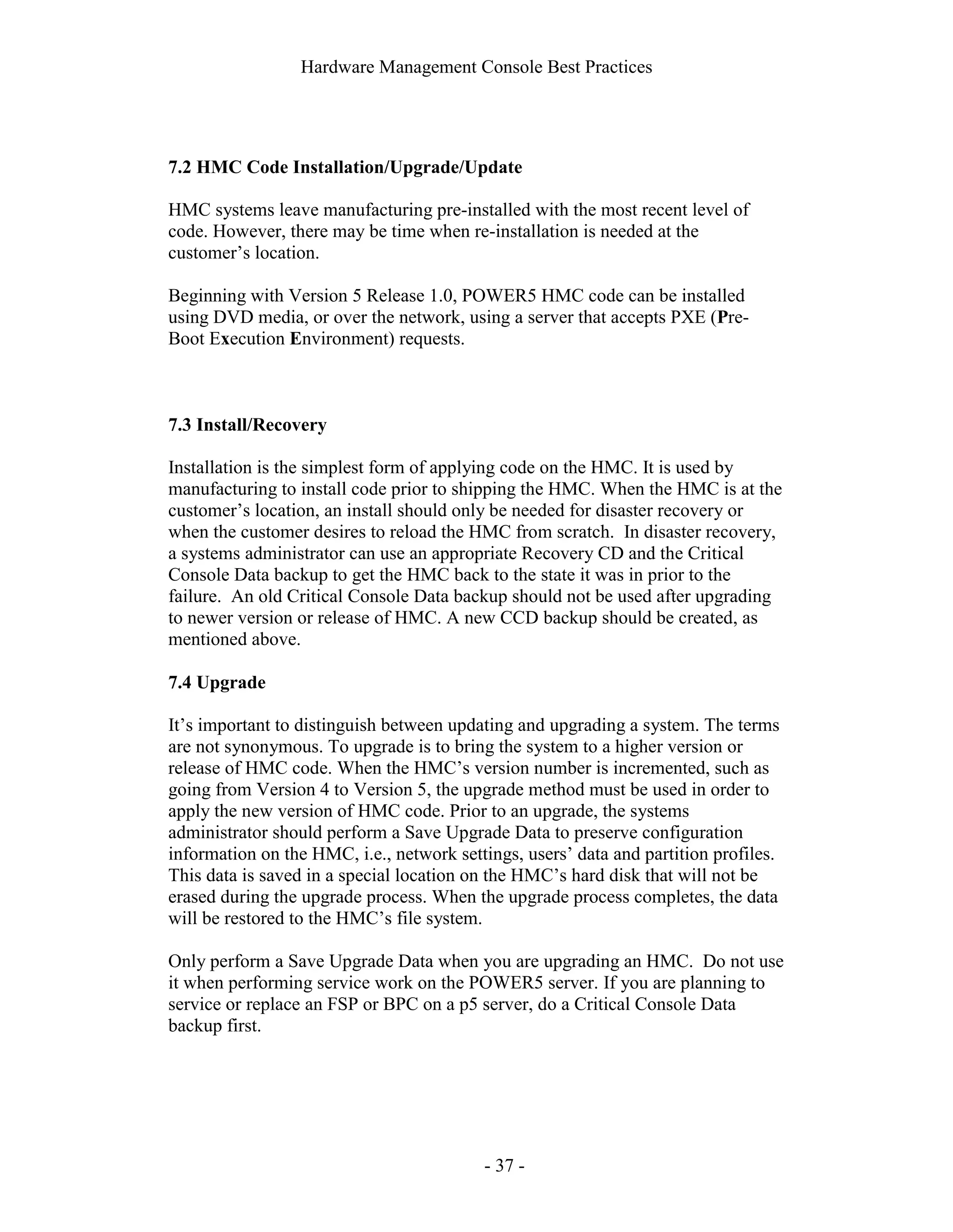 Hmc best practices | PDF