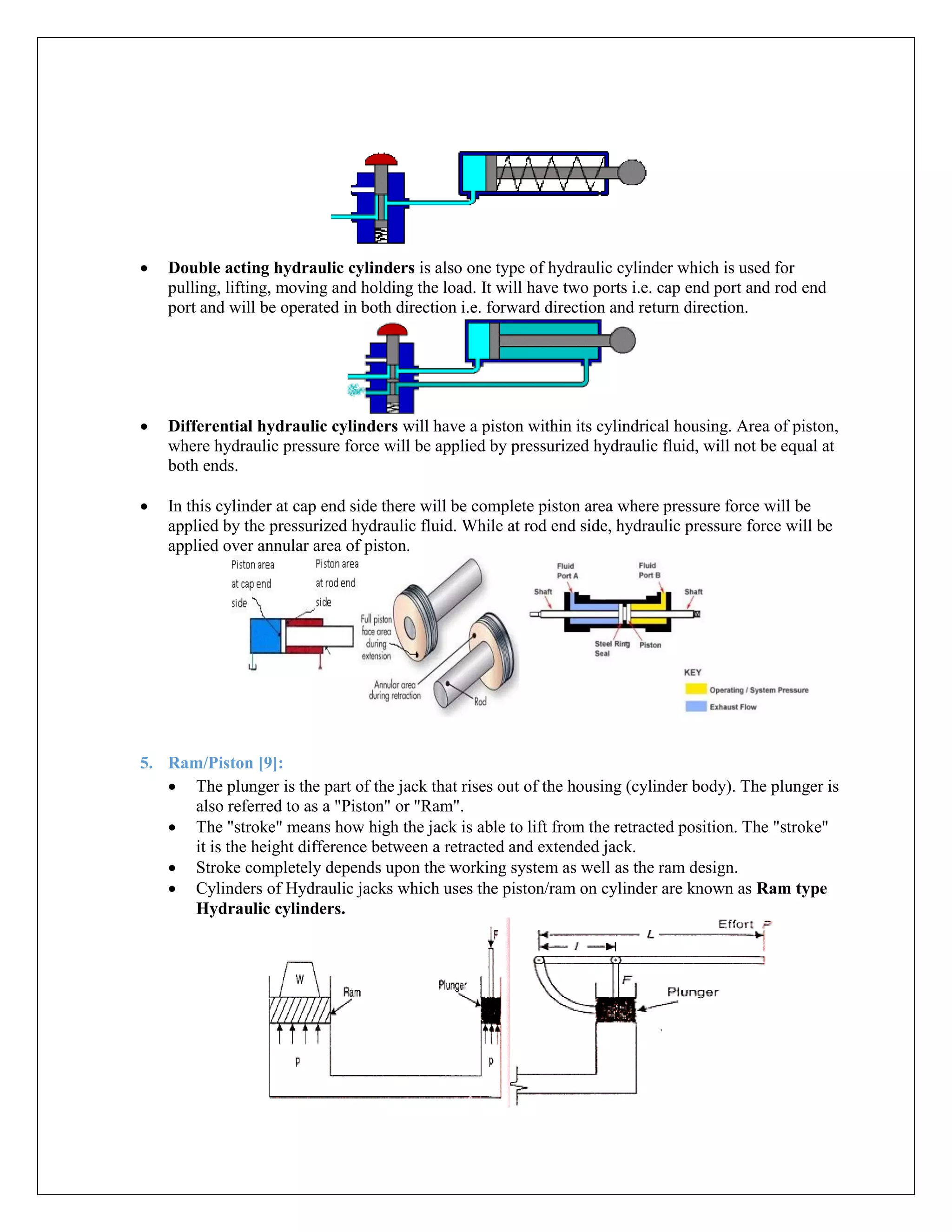 Design and Simulation of Hydraulic Jack | PDF