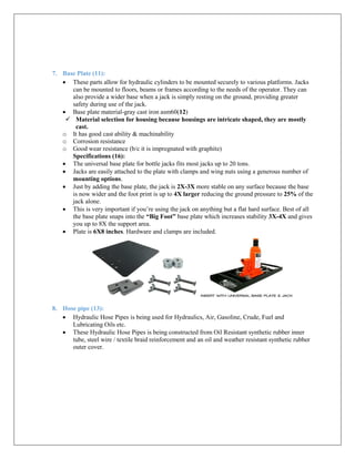 Design and Simulation of Hydraulic Jack | PDF
