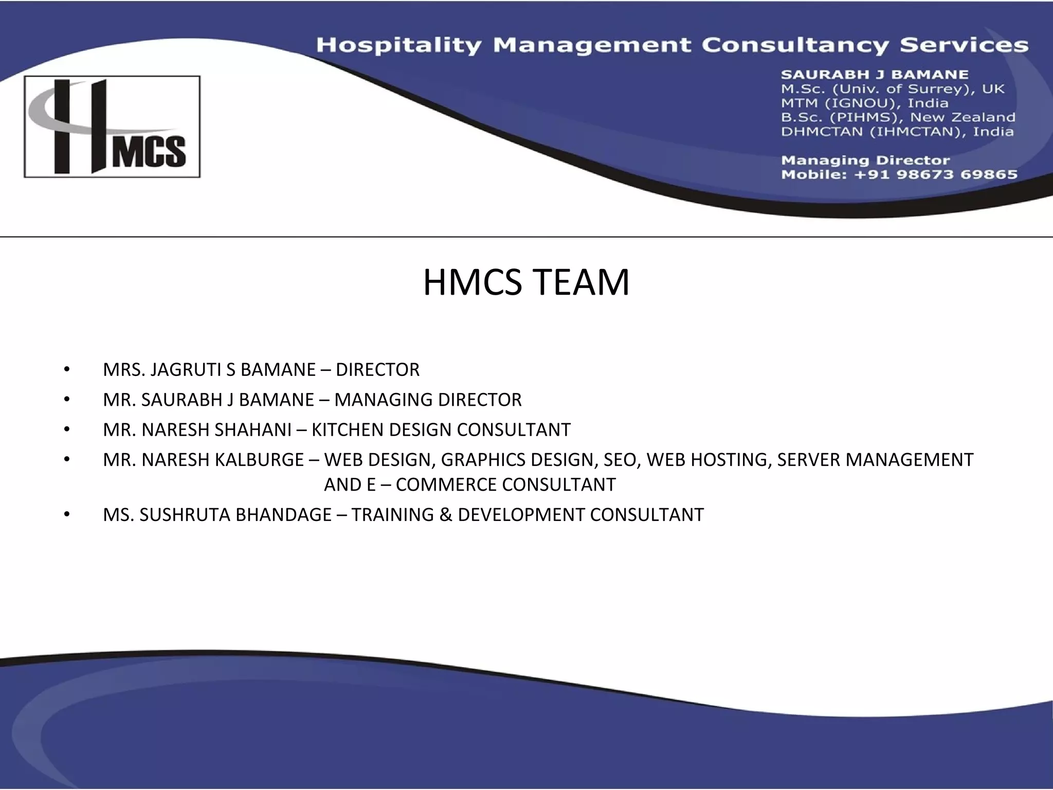 HMCS PRESENTATION | PPT