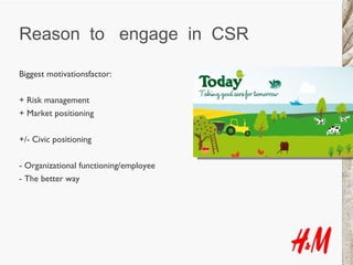 H&M CSR | PPT