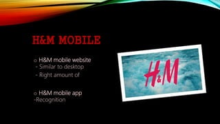 H&M digital strategy | PPT