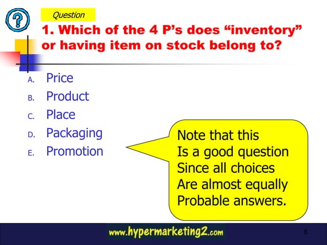 HM Downloadable Template For 10 Multiple Type Questions | PPT