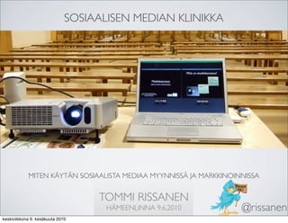 Miten käytän sosiaalista mediaa myynnissä ja markkinoinnissa | PDF