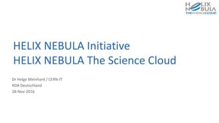 Helix Nebula Initiative | PPTX
