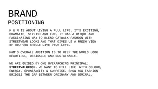 [Fake] H&M Fashion RFP | PPT