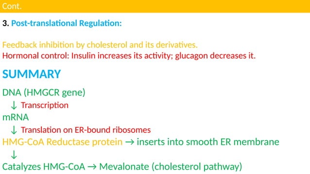 AGENTS ACTING ON ENZYME HMG-CoA REDUCTASE M.PHARMA CHEMISTRY 2ND SEM ...
