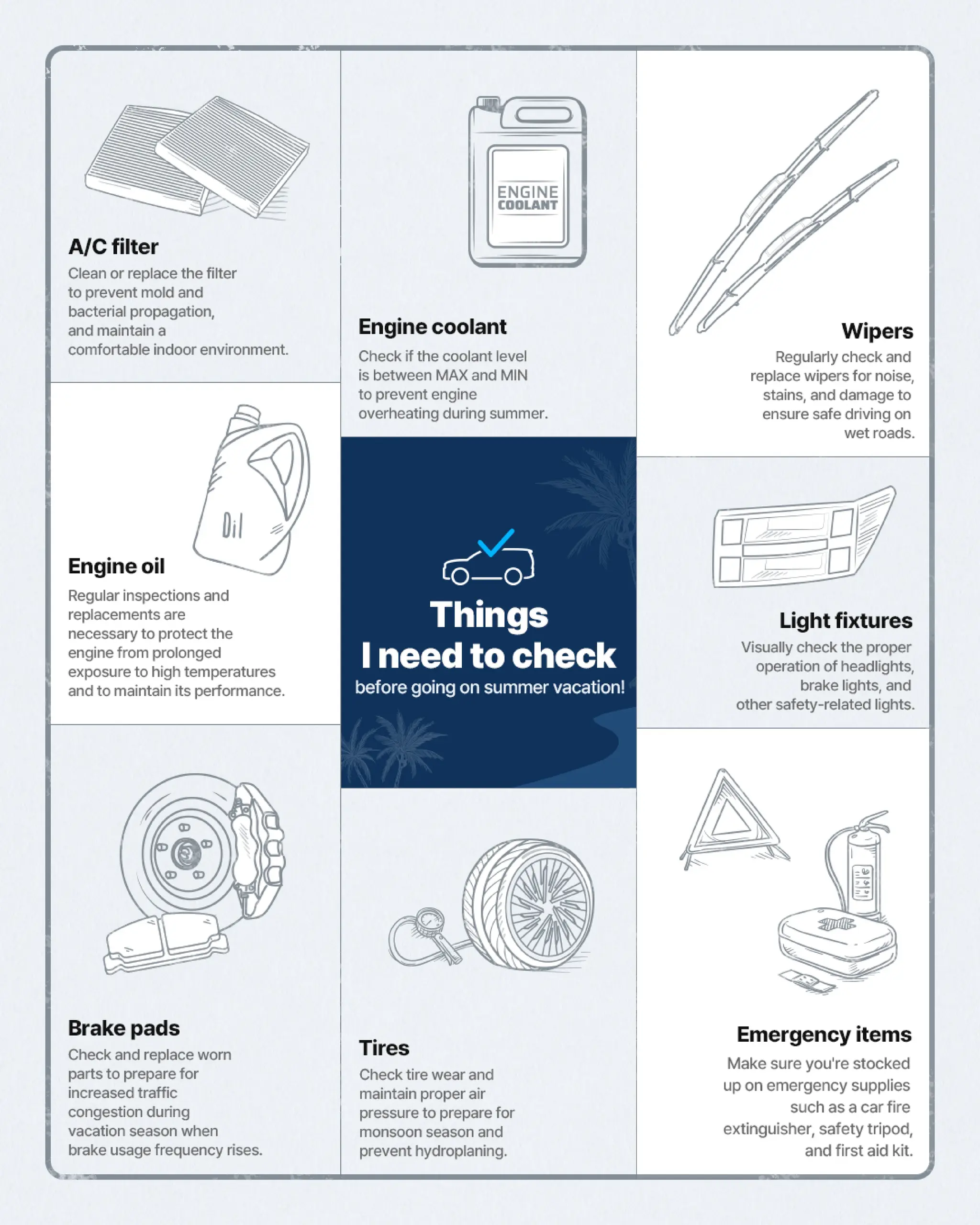 A car maintenance checklist for summer vacation | PDF