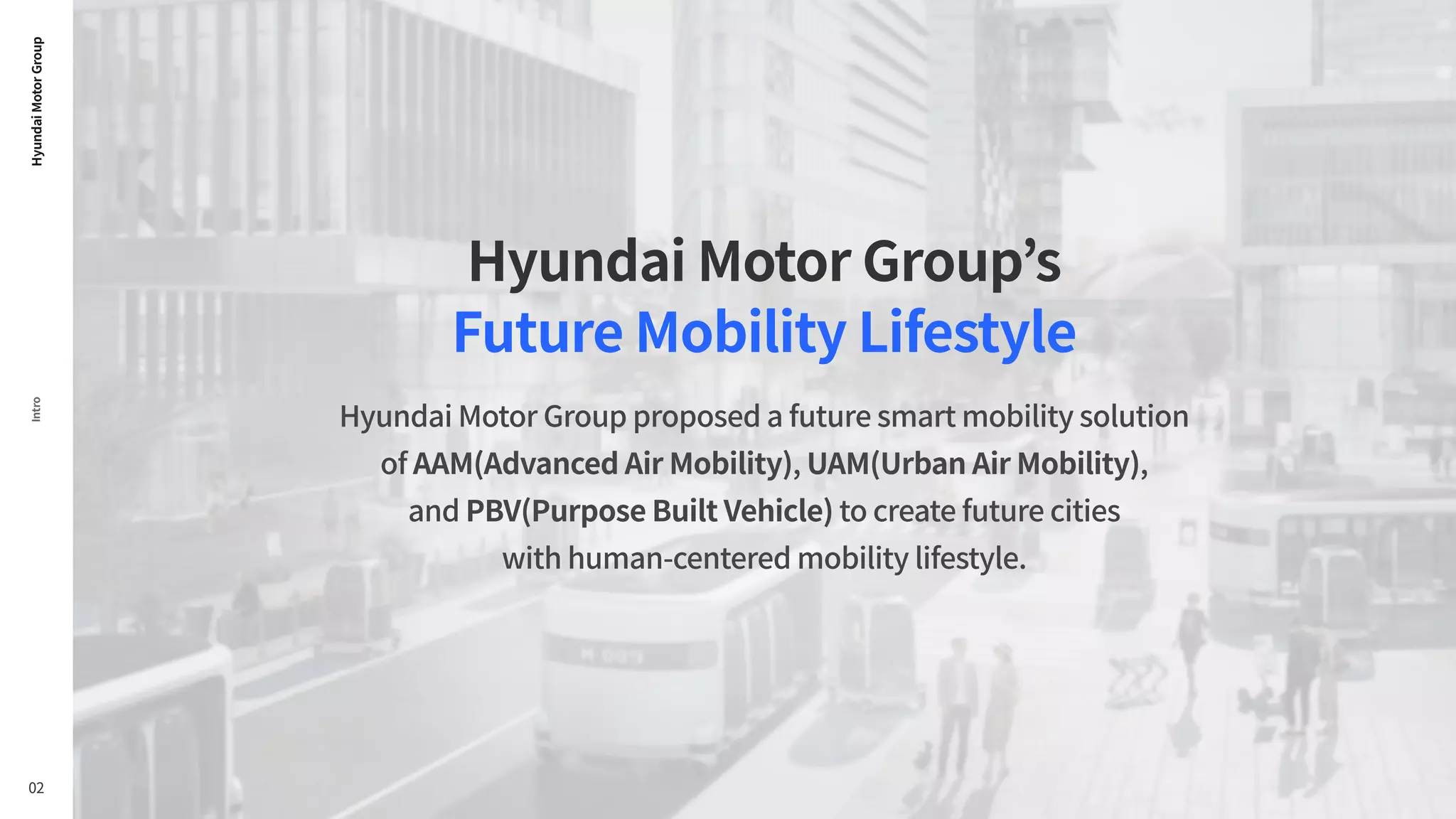 Future Smart Mobility Solution AAM & UAM & PBV | PDF