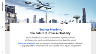 Future Smart Mobility Solution AAM & UAM & PBV | PDF