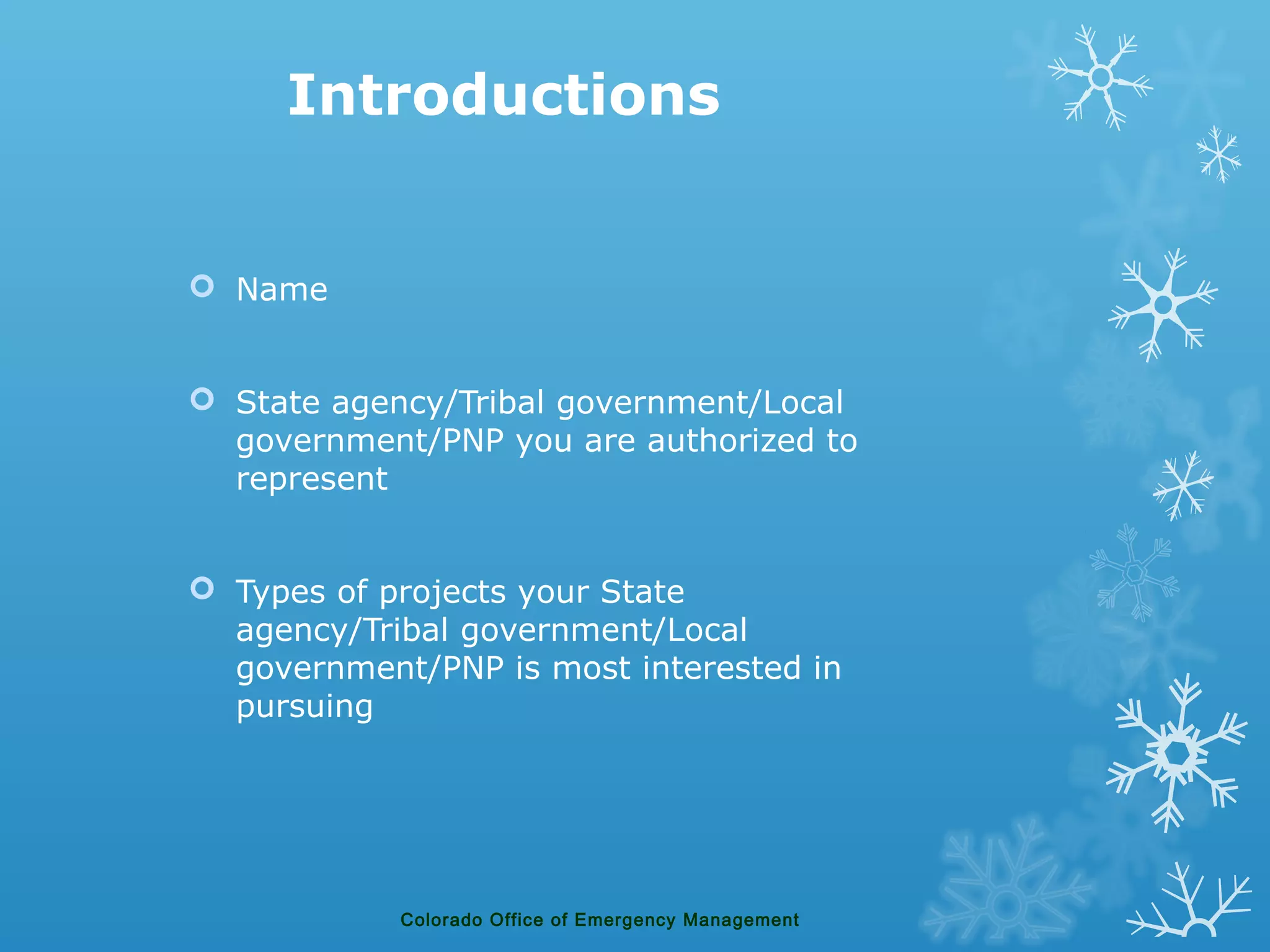 HMGP Potential Applicant Briefing | PPT