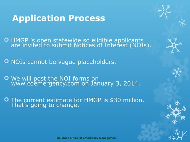 HMGP Potential Applicant Briefing | PPT
