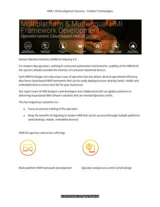 HMI/UI Development Services - Bangalore, India | PDF