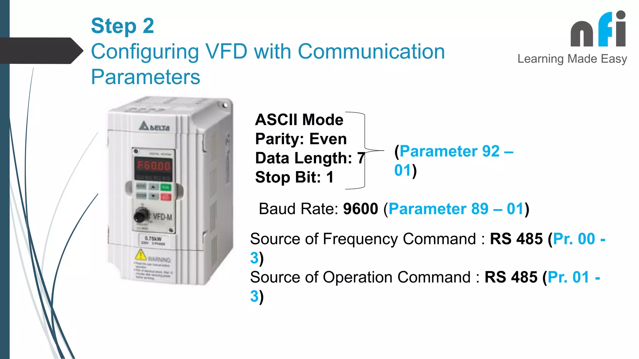 Hmi vfd modbus communication | PDF