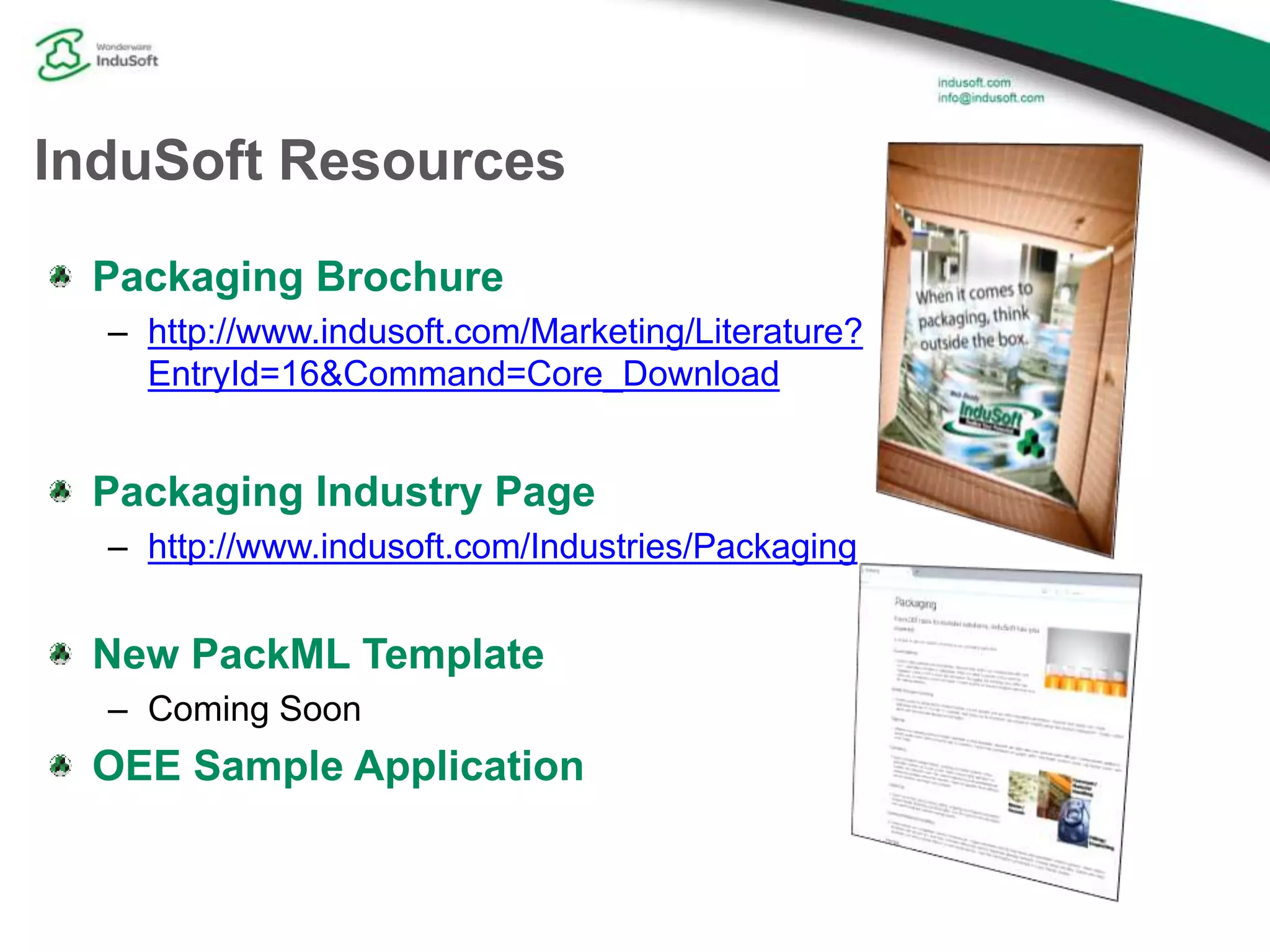 HMI and Machine Vision for Packaging Applications | PPT