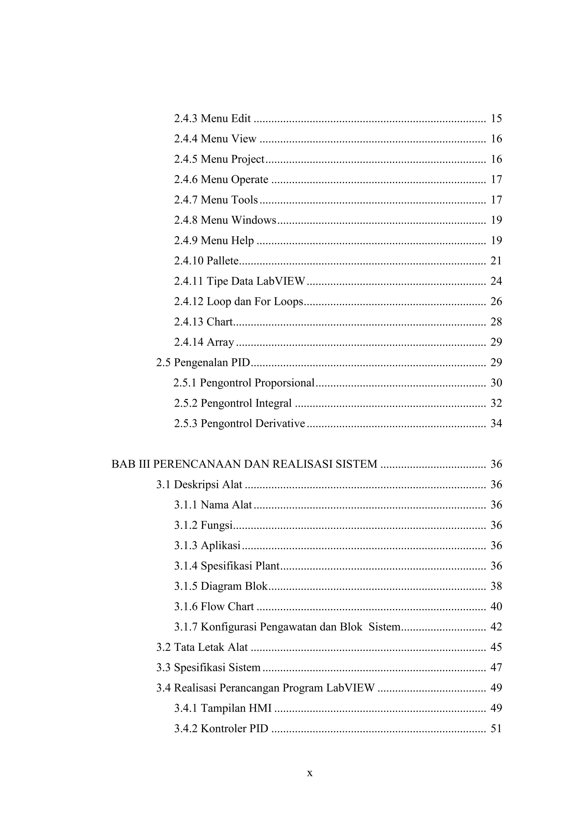 Hmi dan pengontrolan labview menggunakan sistem pid pada prototipe ...