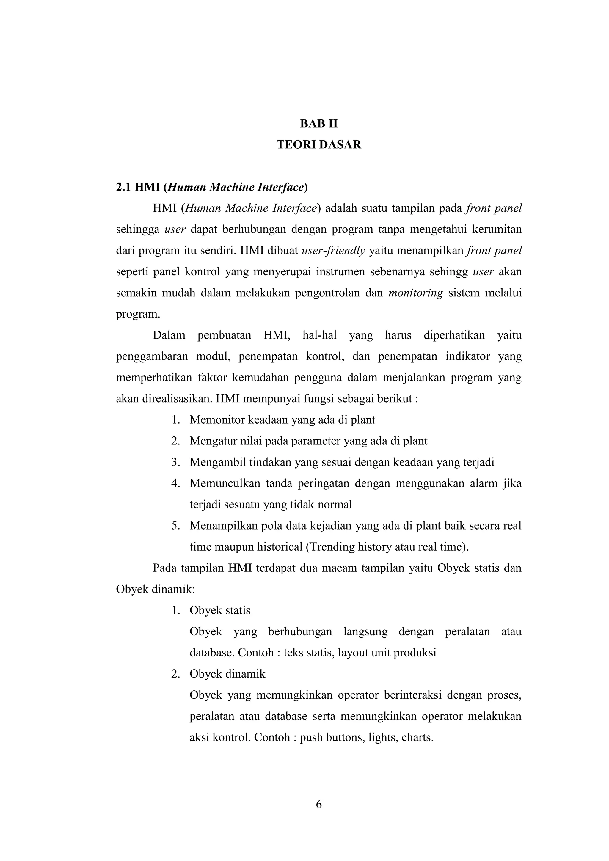 Hmi dan pengontrolan labview menggunakan sistem pid pada prototipe ...