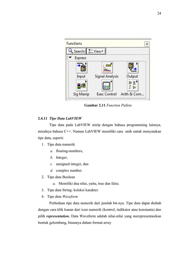 Hmi dan pengontrolan labview menggunakan sistem pid pada prototipe rotary stabilizer tegangan 1 ...