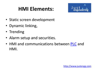 Introduction to HMI (Human Machine Interface) | Just Engineering | PPTX