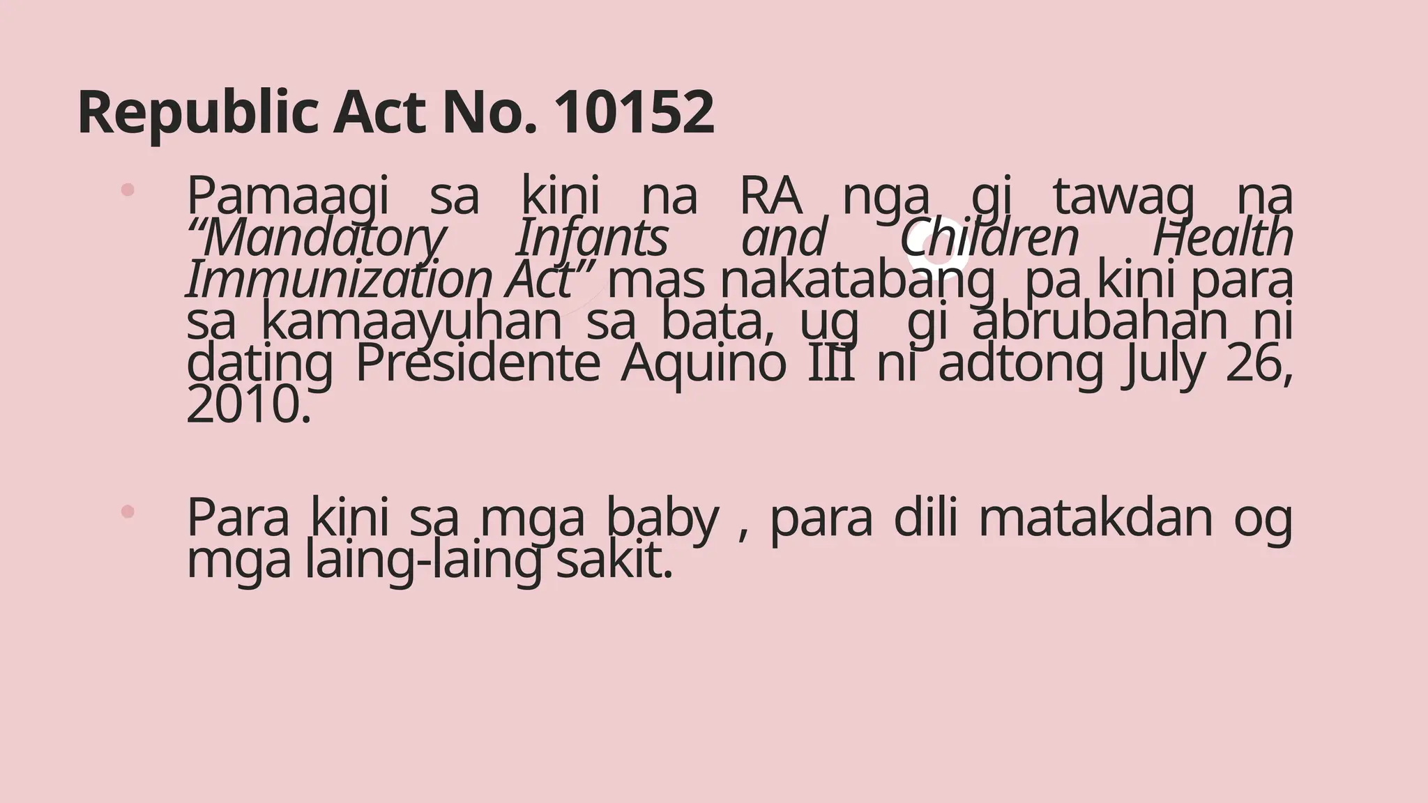 HMI Immunization, PPT nursing First Year Nursing | PPTX