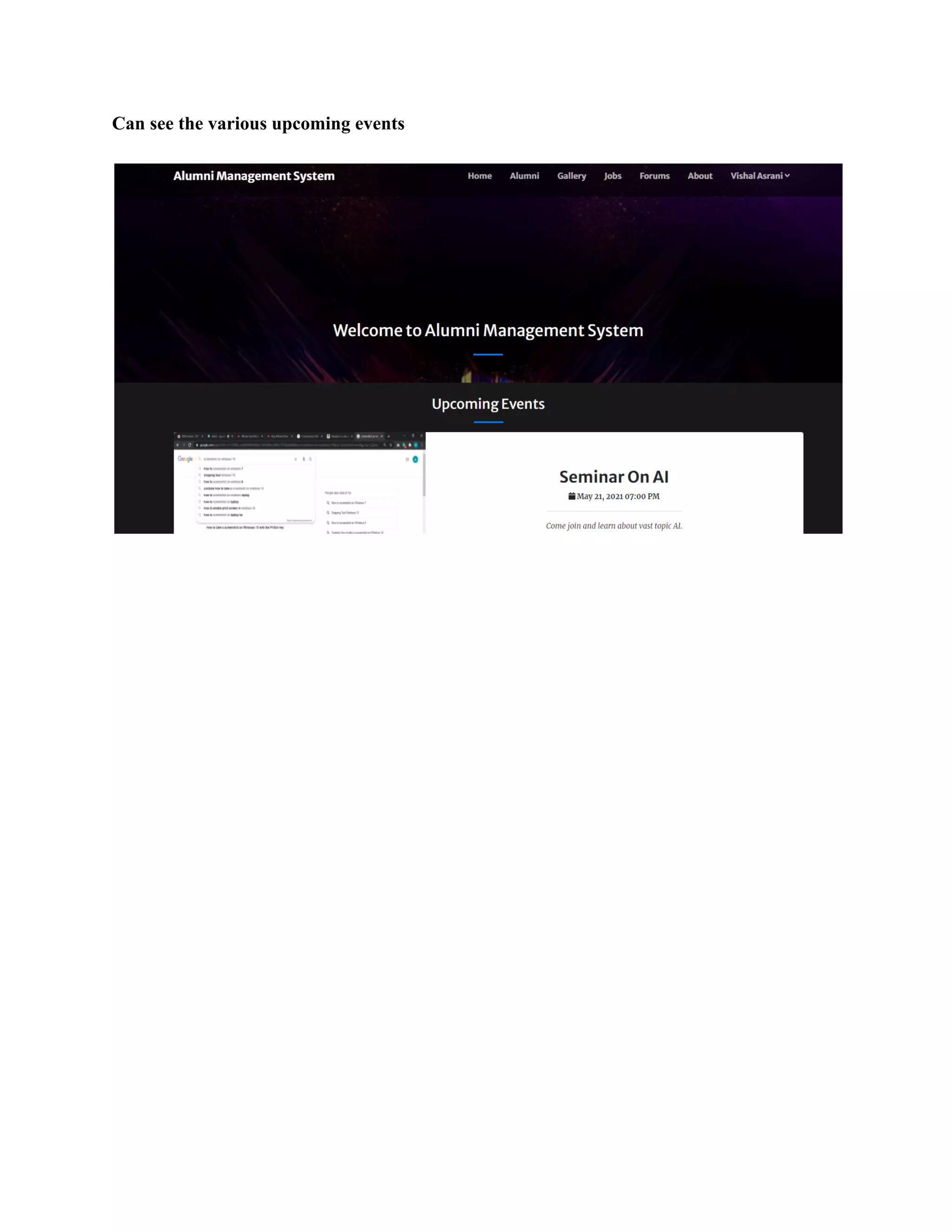 Alumni Management System | PDF