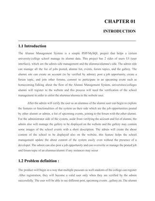 Alumni Management System | PDF